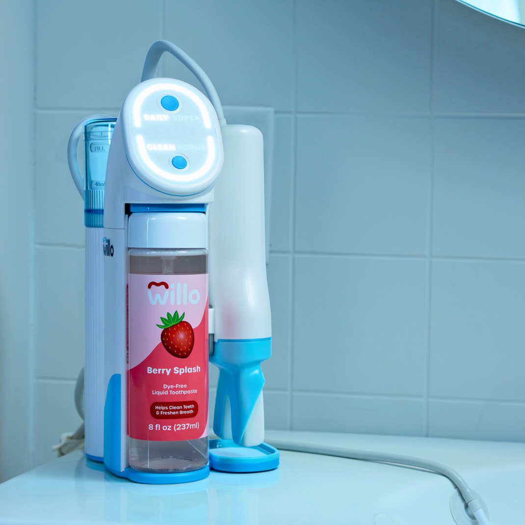 Willo® AutoFlo+ Fully Automatic Kids Toothbrush Starter Kit