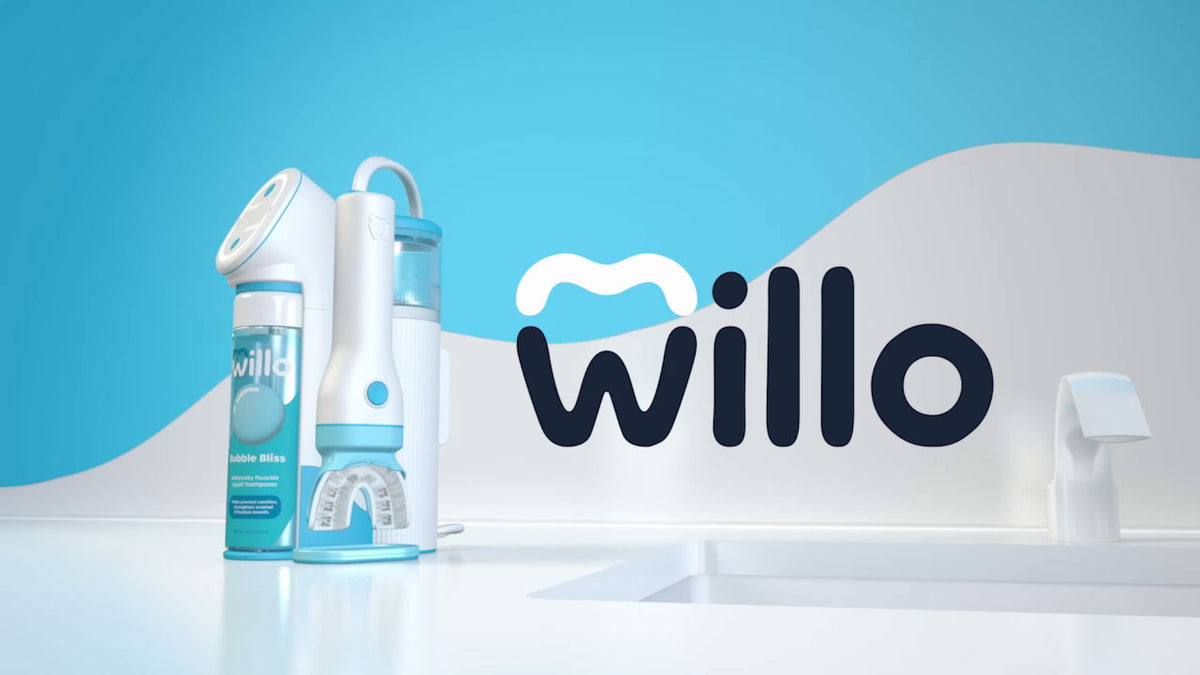 Willo® AutoFlo+ Fully Automatic Kids Toothbrush - Starter Kit